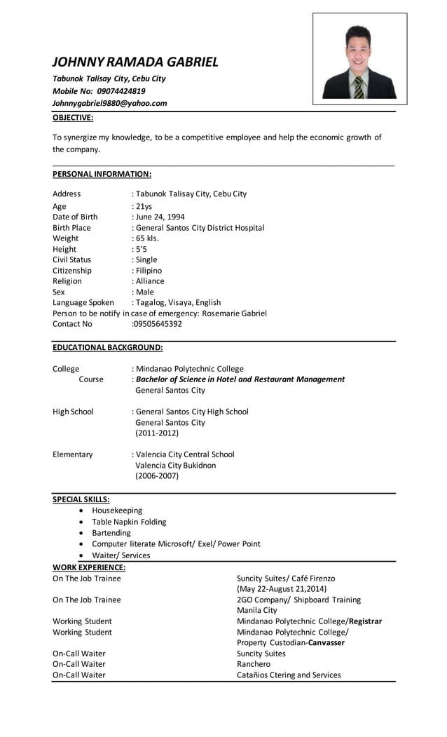NEW JOHNNY RAMADA GABRIEL resume.docxnew | PDF