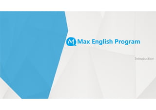 Max English Program Introduction | PDF