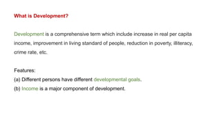 Ch1 Development Grade X; NCERT Social Science | PPTX