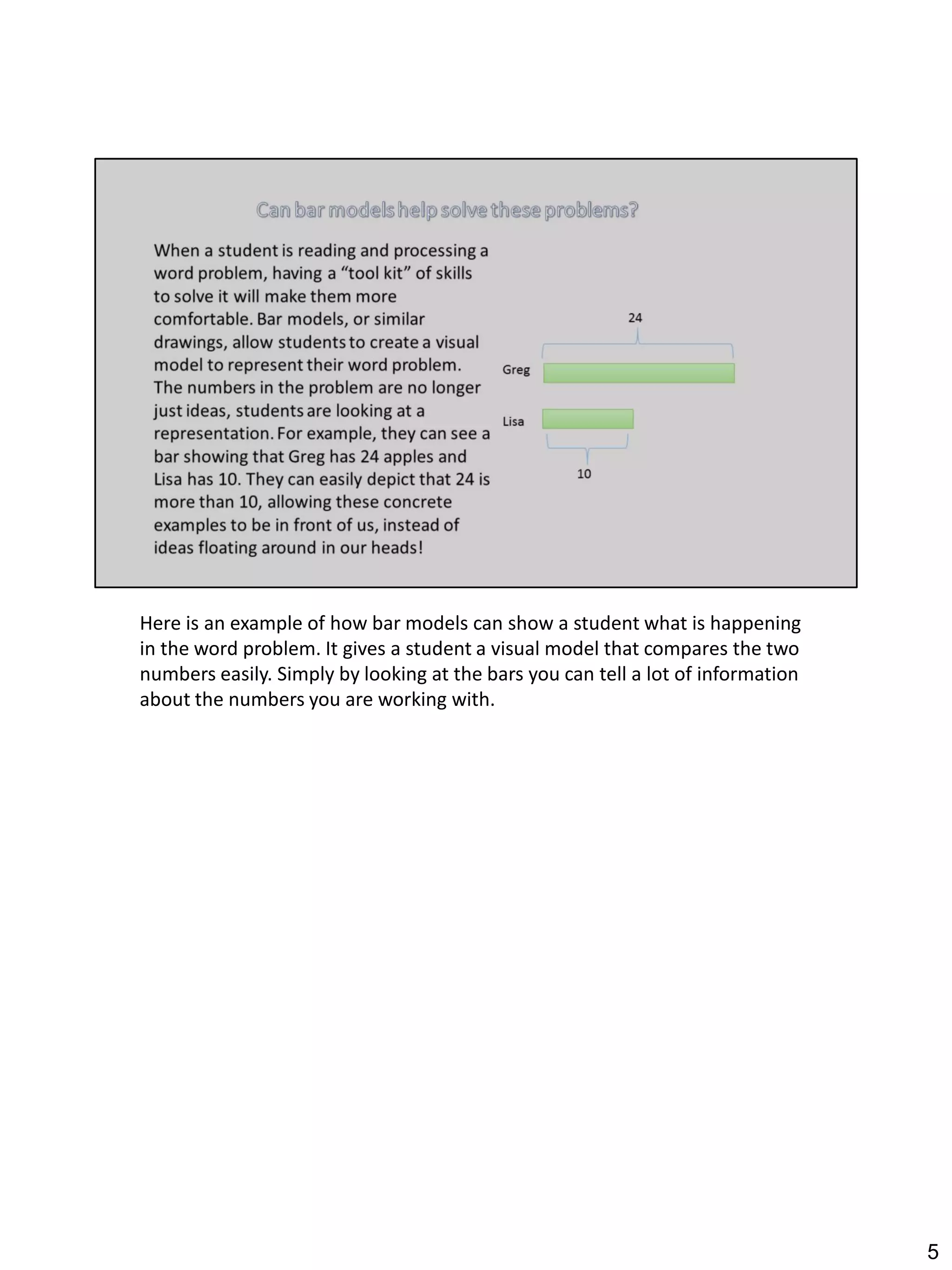 Bar Modeling in Math Instruction | PDF | Free Download