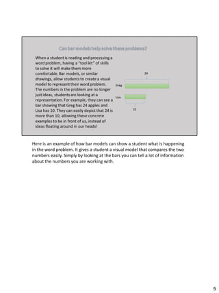 Bar Modeling in Math Instruction | PDF