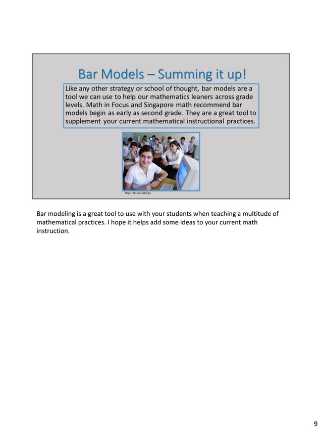 Bar Modeling in Math Instruction | PDF | Free Download