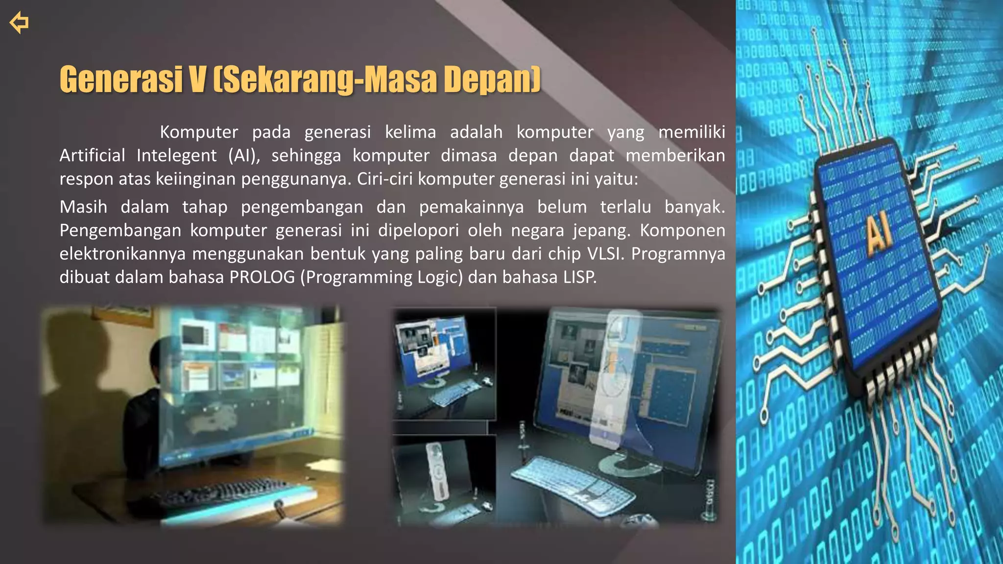 Perkembangan Komputer dari generasi ke generasi lengkap | PPTX