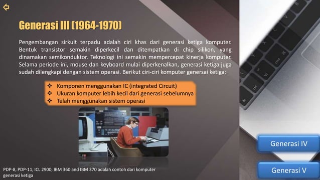 Perkembangan Komputer dari generasi ke generasi lengkap | PPT