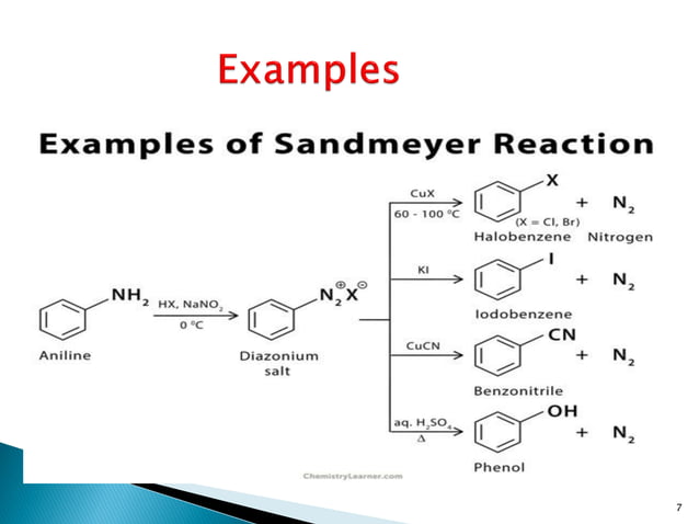 E1 &E2 mechanism, sandmeyer and benzyne mechanism | PDF | Chemistry ...