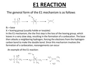 E2 Reaction Mechanism