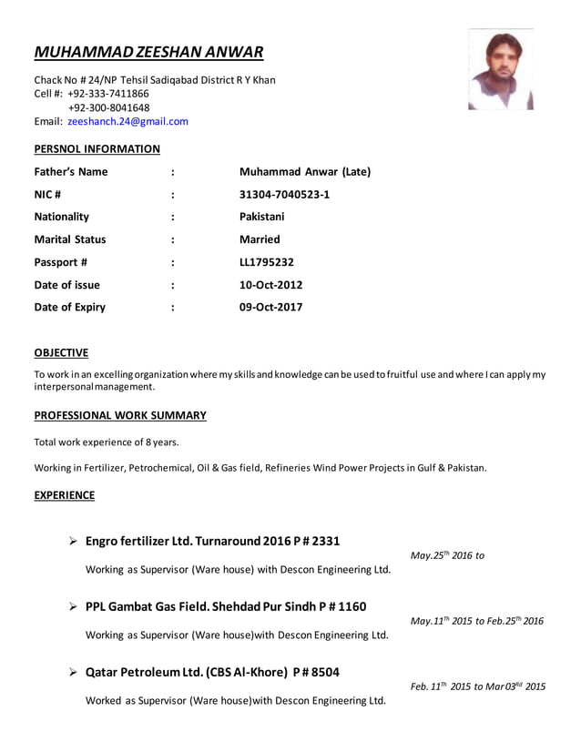 M.Zeeshan | DOCX | Logistics | Business