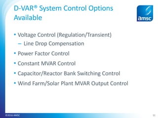 AMSC D-VAR® Model for PSSE_releasable | PDF