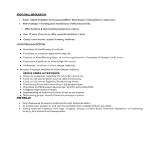 Supervisor CV | DOCX