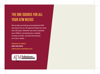 ATM Solutions - your ONE SOURCE | PPT