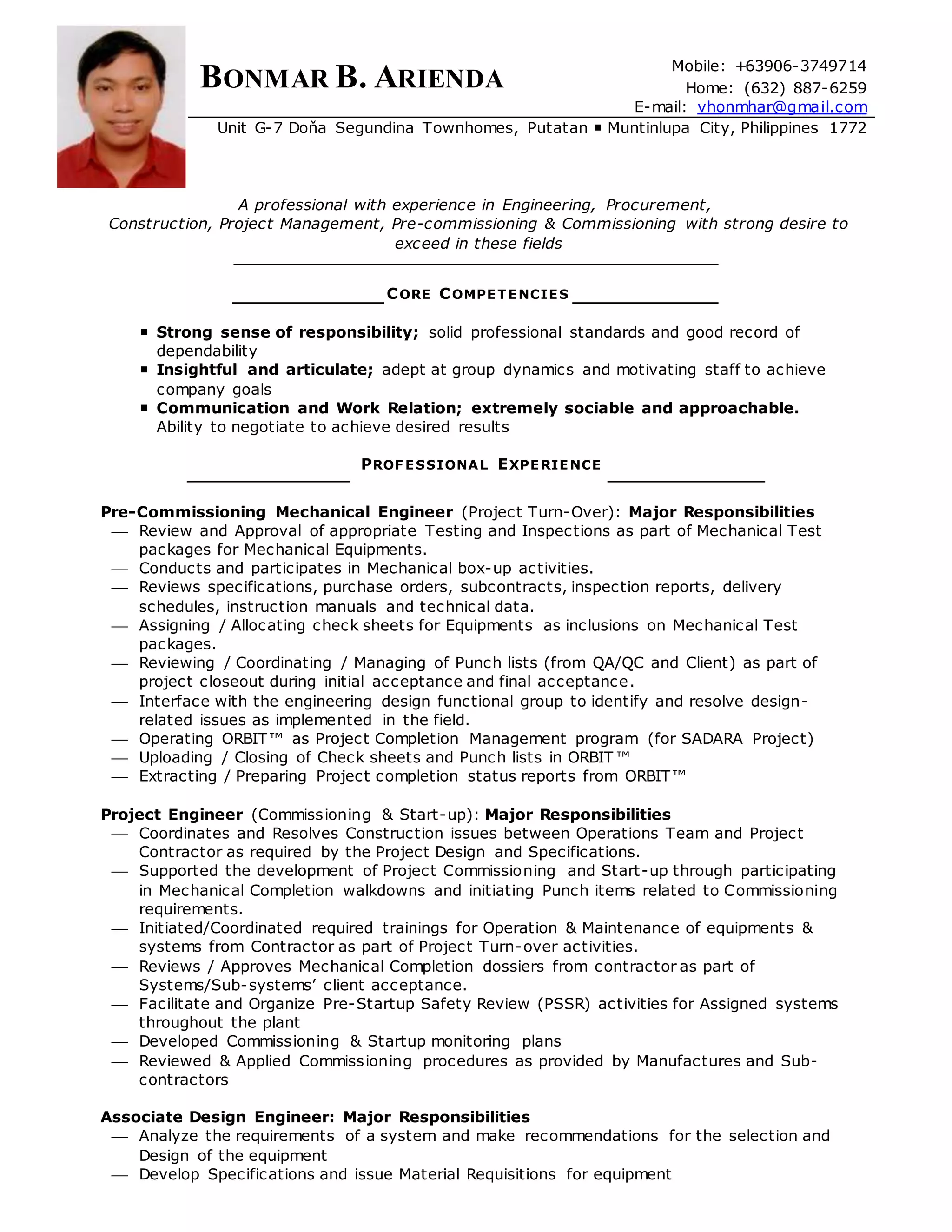 BBA resume_2017 | PDF