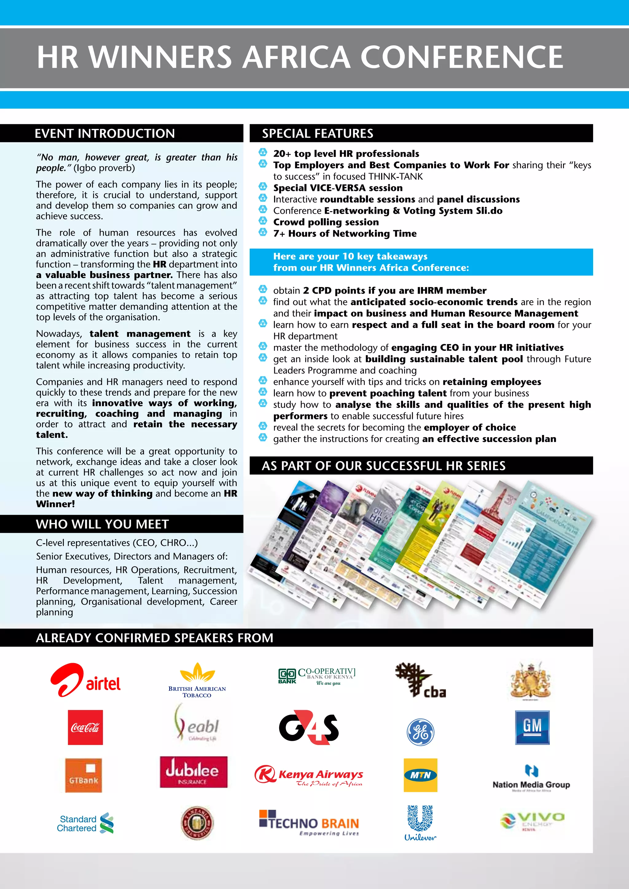 HR Winners Africa Conference-Private | PDF