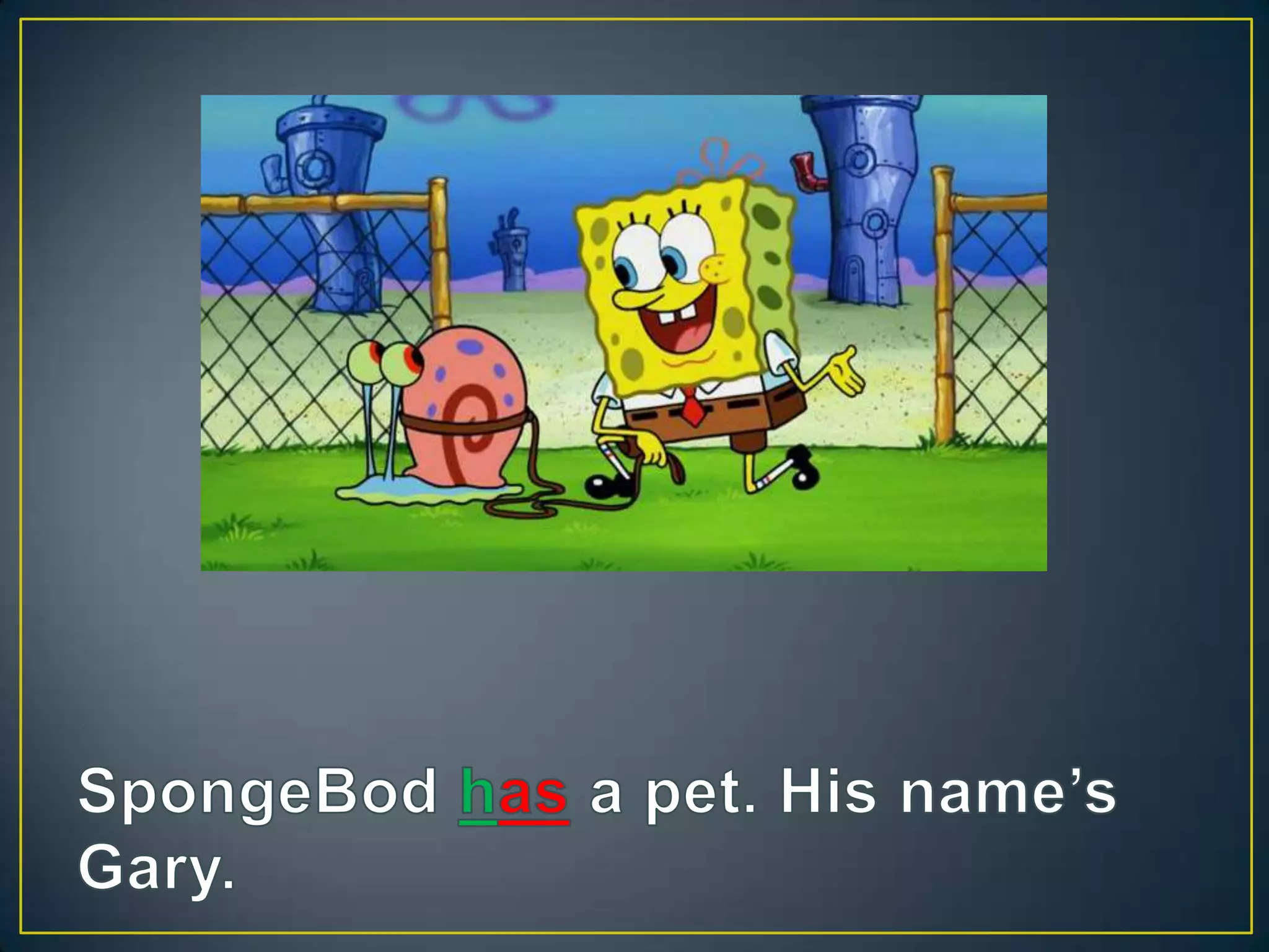 SpongeBob's routine | PPTX