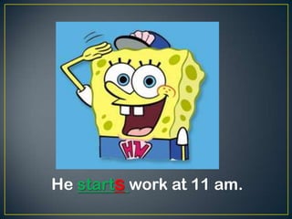 SpongeBob's routine | PPT