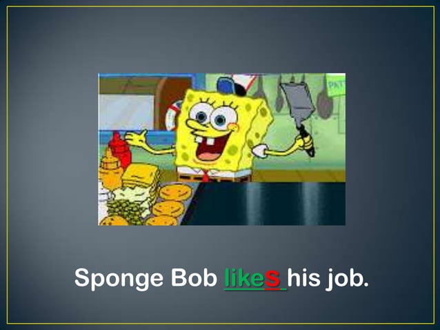 SpongeBob's routine | PPTX