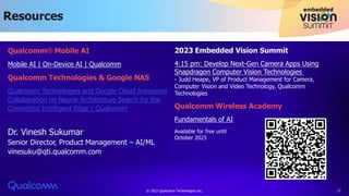 “Accelerating Newer ML Models Using the Qualcomm AI Stack,” a Presentation from Qualcomm | PPT