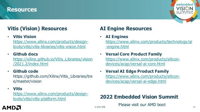 “Programming Vision Pipelines on AMD’s AI Engines,” a Presentation from ...