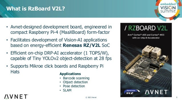 “Jumpstart Your Edge AI Vision Application with New Development Kits from Avnet,” a Presentation ...