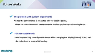 “Image Signal Processing Optimization for Object Detection,” a ...