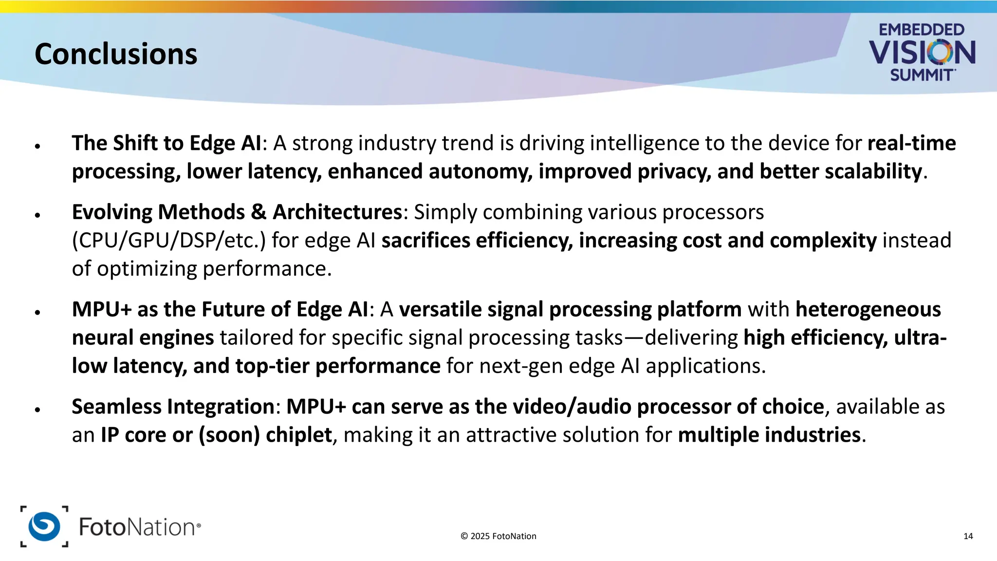 “MPU+: A Transformative Solution for Next-Gen AI at the Edge,” a Presentation from FotoNation | PDF