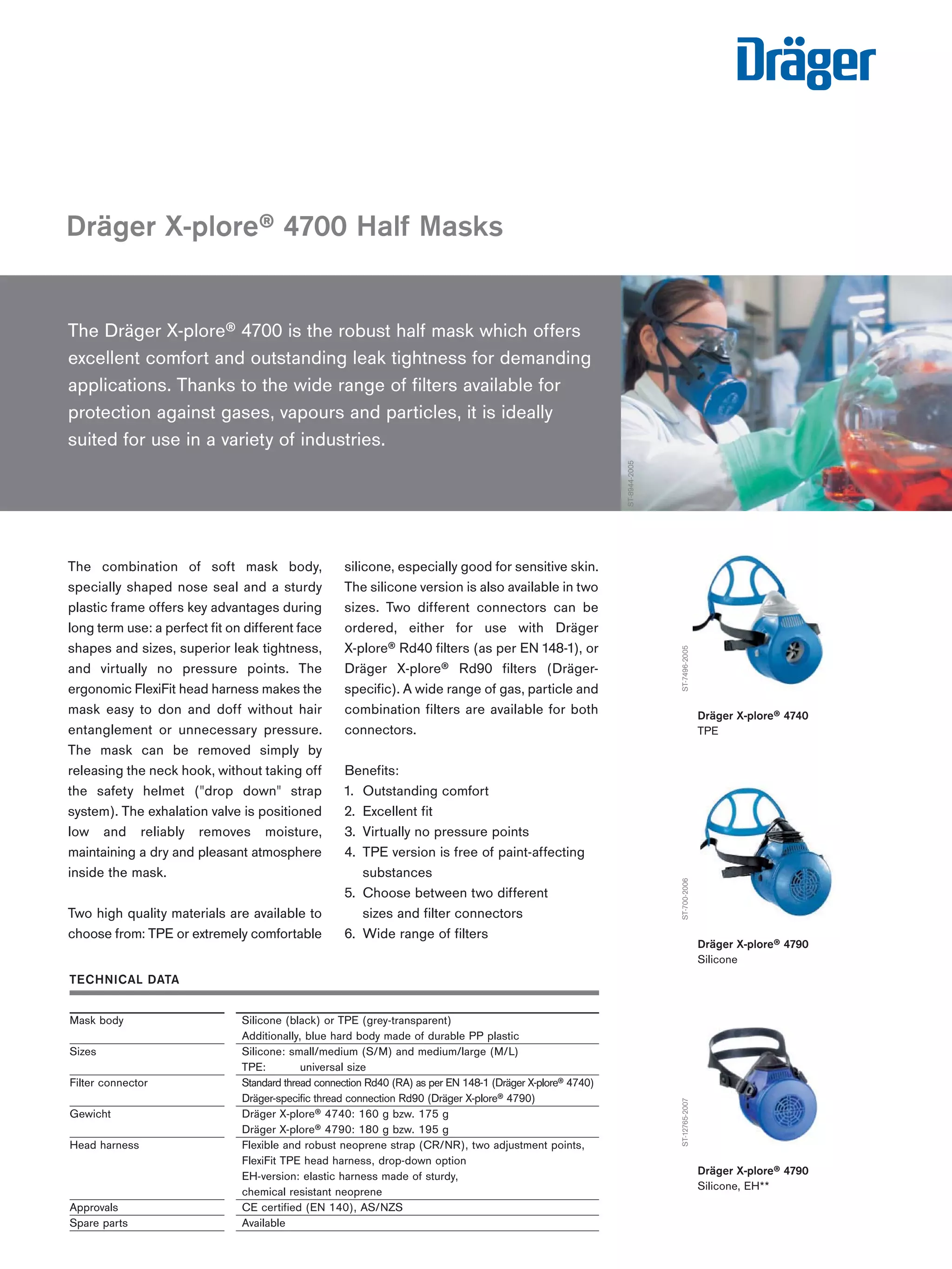 Semimaschera antigas - X plore 4700 - Fornid | PDF | Industrial ...