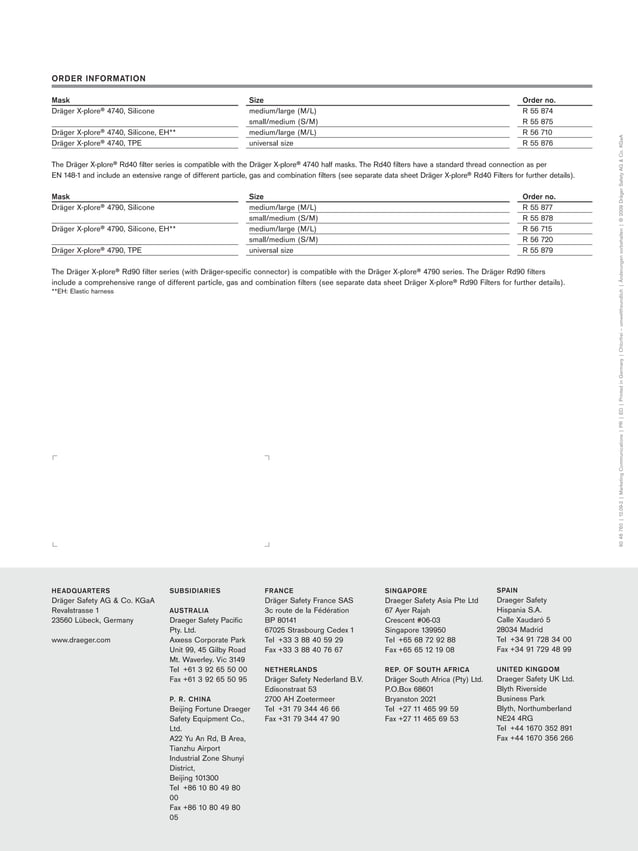 Semimaschera antigas - X plore 4700 - Fornid | PDF | Industrial ...