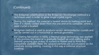 High Entropy Of Alloys | PPTX