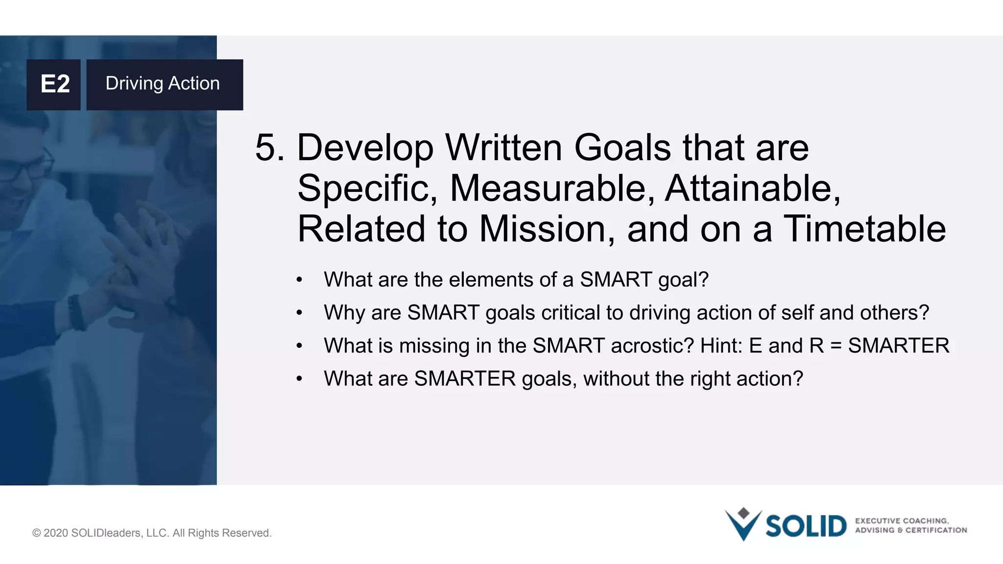 Executive Execution - E2: Driving Action | PPT