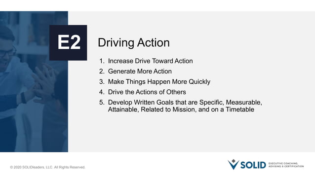 Executive Execution - E2: Driving Action | PPT