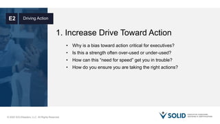 Executive Execution - E2: Driving Action | PPT