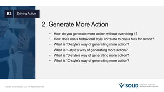Executive Execution - E2: Driving Action | PPT