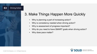 Executive Execution - E2: Driving Action | PPT