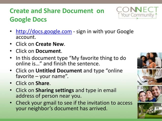 E2 module google docs and calendar | PPT