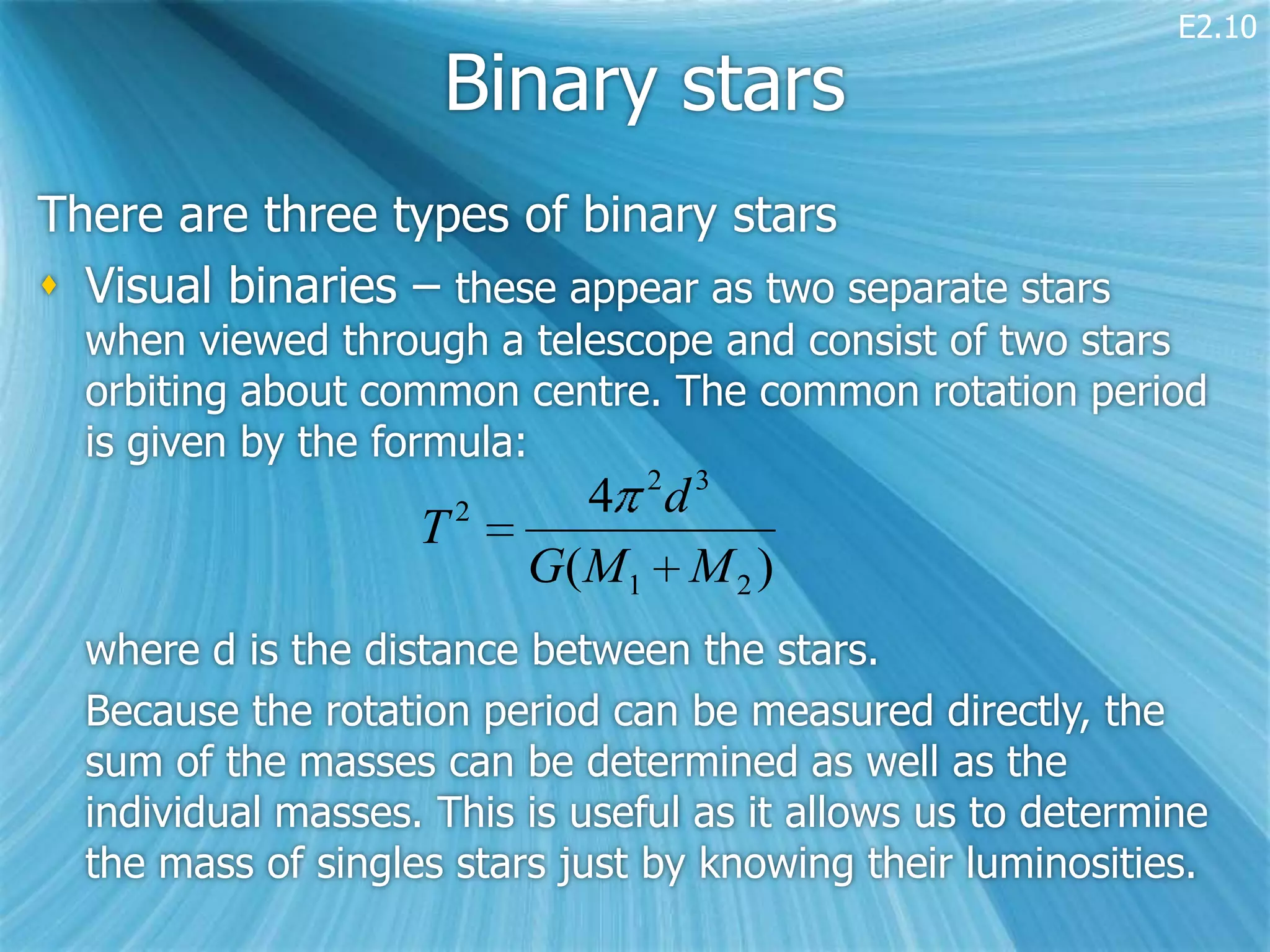 E2 - Types of Star & HR Diagram | PPTX