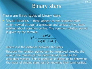 E2 - Types of Star & HR Diagram | PPTX