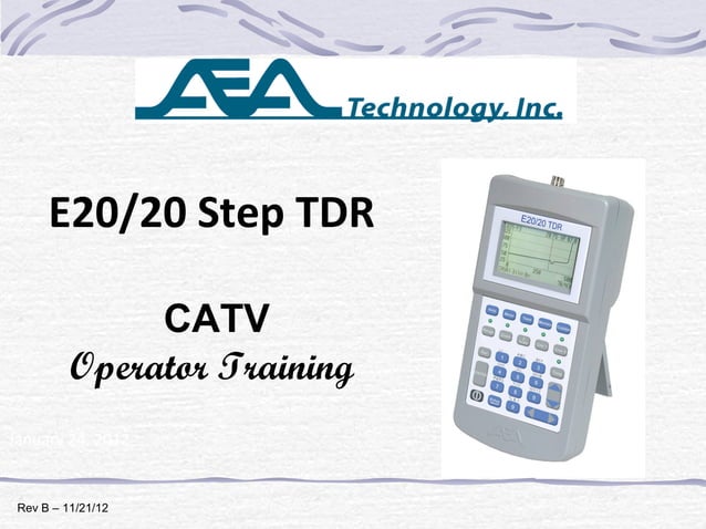 E2020 TDR Telco Training | PPT