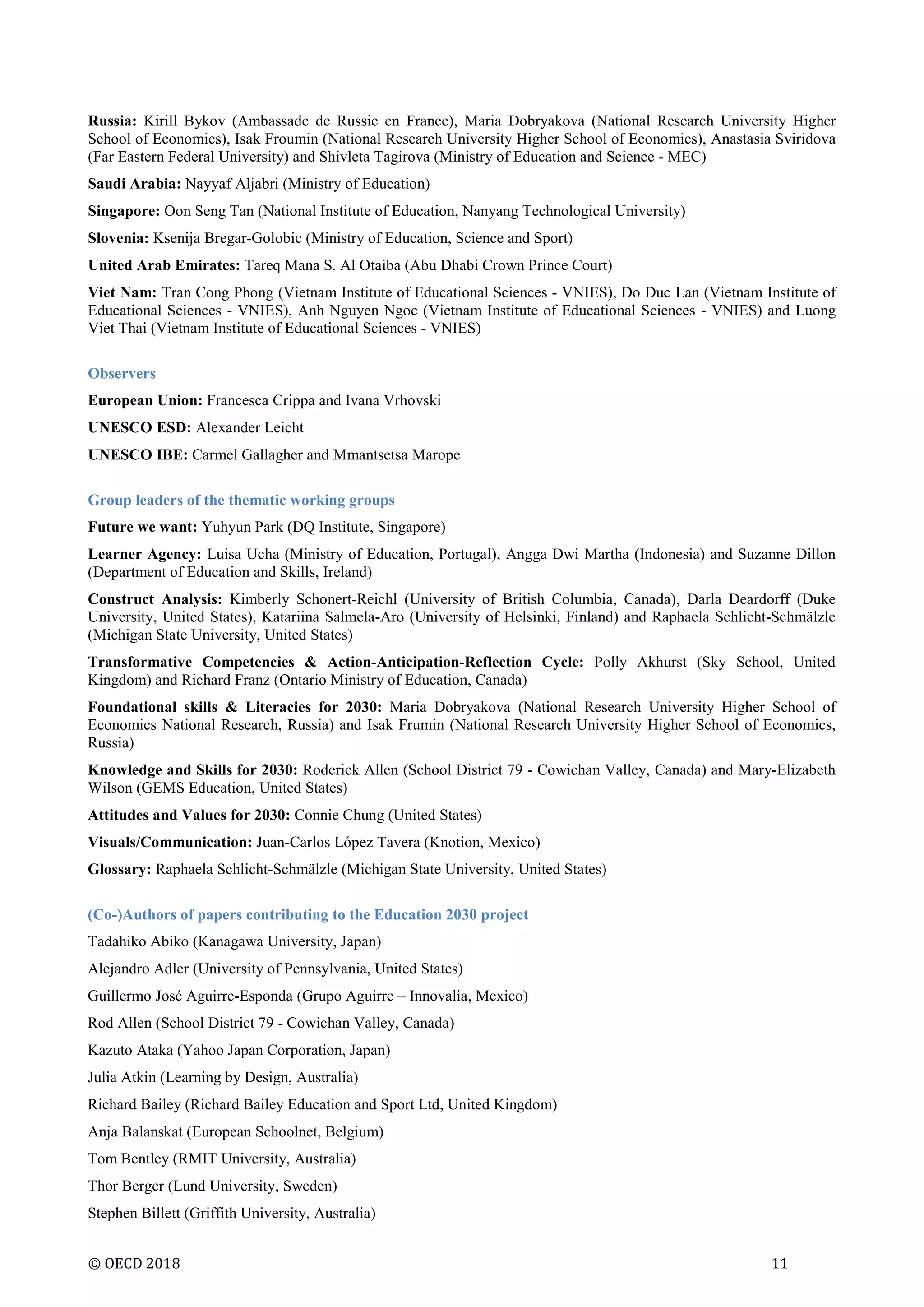 The future of education and skills Education 2030 | PDF