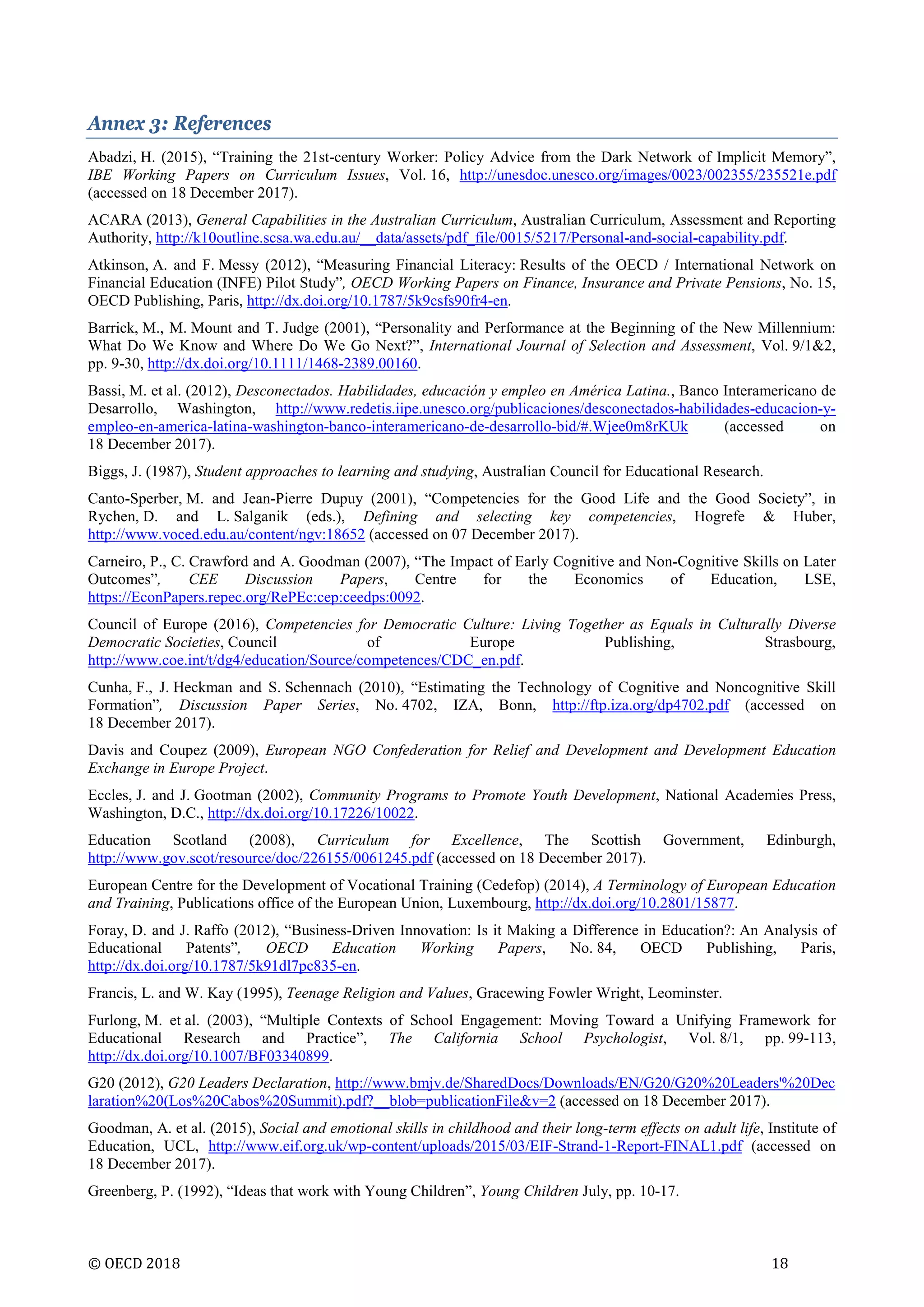 The future of education and skills Education 2030 | PDF