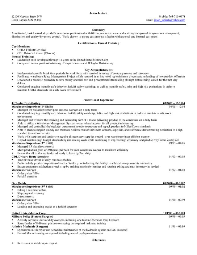 Jason Janisch - Resume-final | DOCX