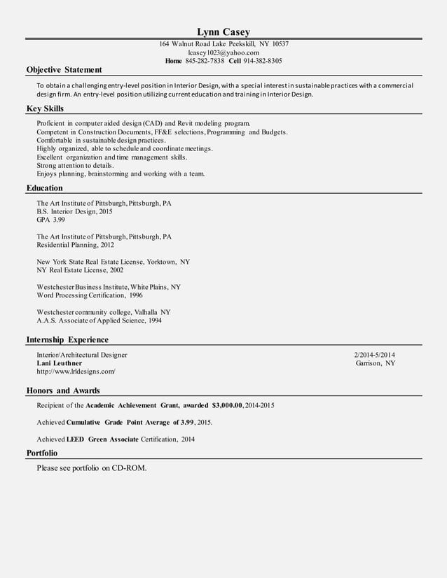 Lynn Casey Resume 2015 | PDF