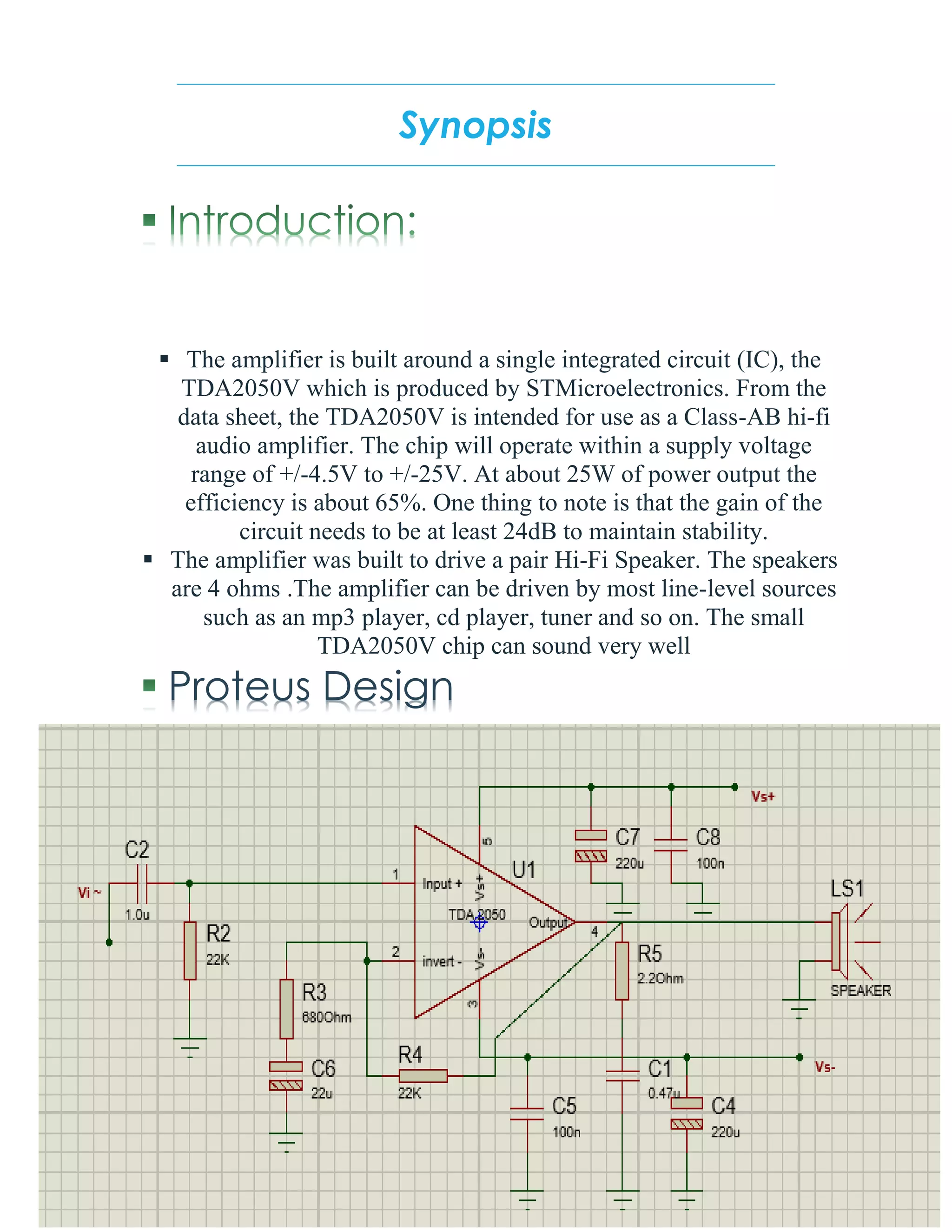Project Synopsis | PDF