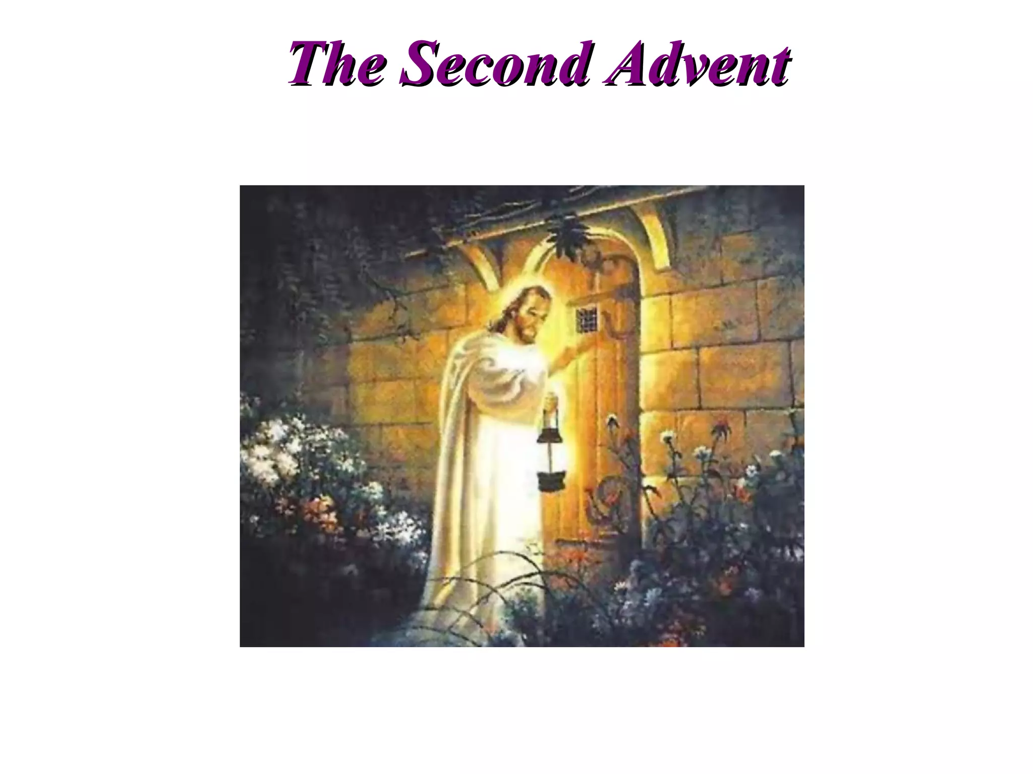 The Second Advent | PDF