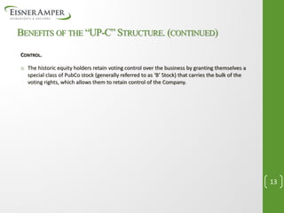 Up C Going Public StructurePPT_v2 | PPT