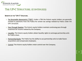 Up C Going Public StructurePPT_v2 | PPTX