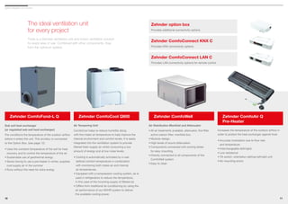 Zehnder ComfoAir Q Brochure Final | PDF