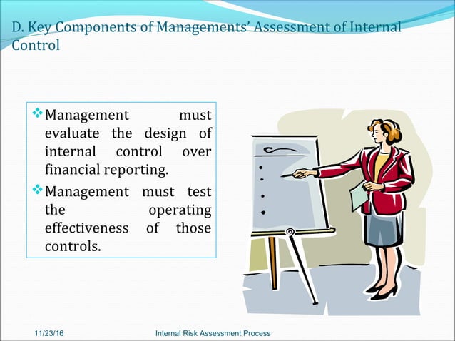 Internal Control & Risk Management Framework | PPT | Business ...