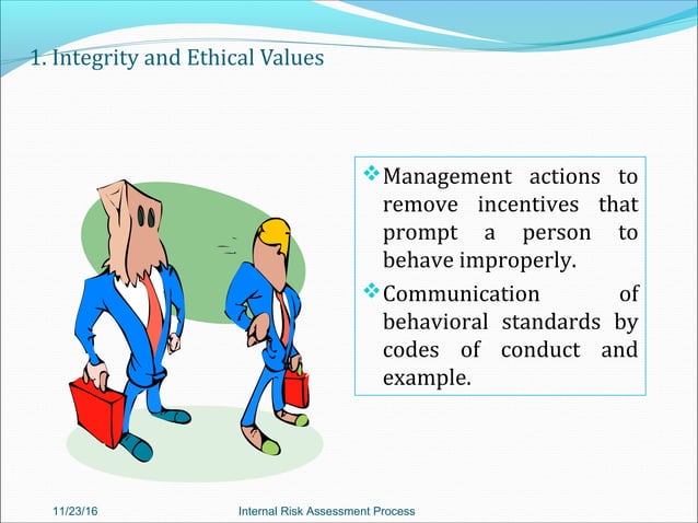 Internal Control & Risk Management Framework | PPT | Business ...