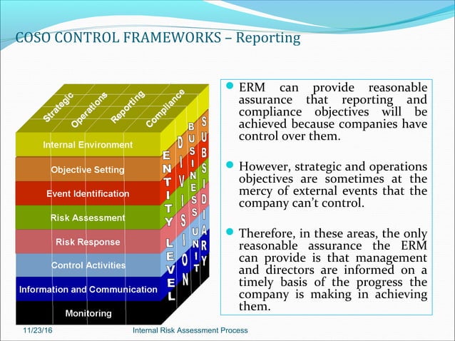 Internal Control & Risk Management Framework | PPT | Business ...