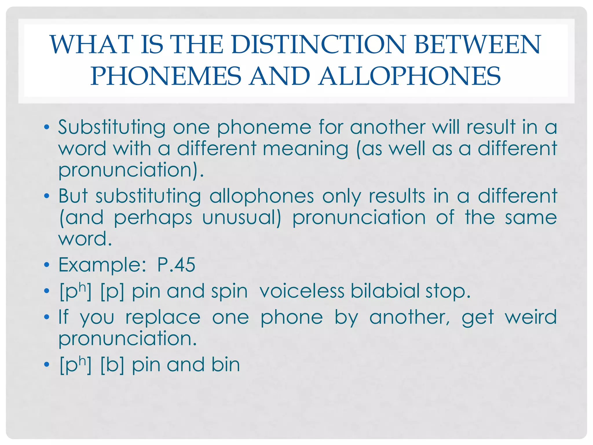 Introduction to Phonology | PDF