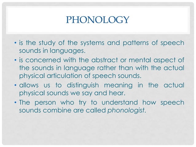 Introduction to Phonology | PDF